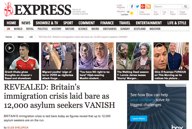 Daily Express Attacked For 'Wholly Incorrect' Claim That Thousands Of ...