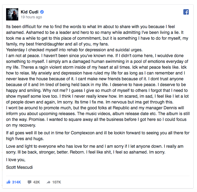 Kid Cudi, Race, & Mental Health | HuffPost Contributor