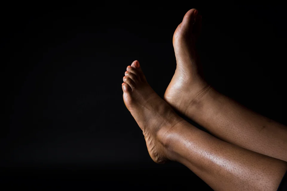 African American Pair Of Feet