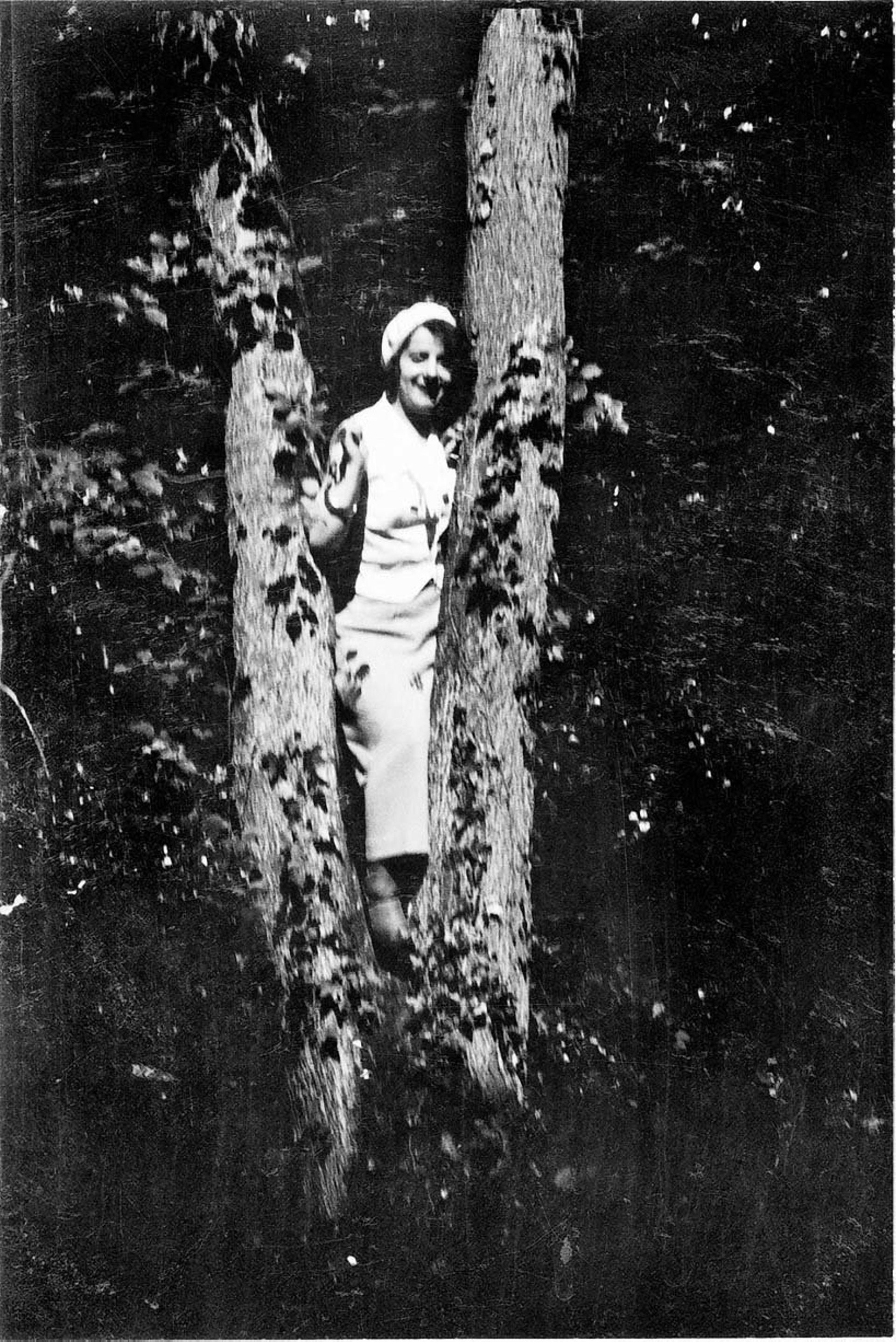 Delightful Vintage Photos Of Women In Trees Are What You Need Right Now ...