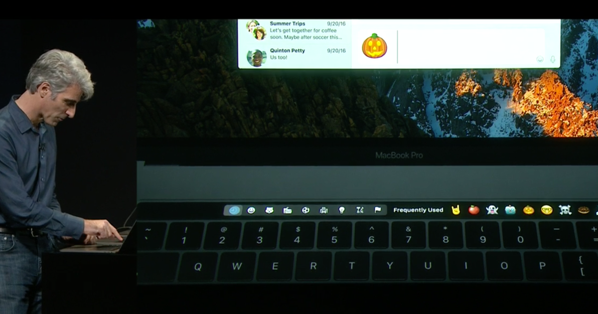 Apple MacBook Pro Reveal: 'Touch Bar' and 'Touch ID' Replaces Function ...