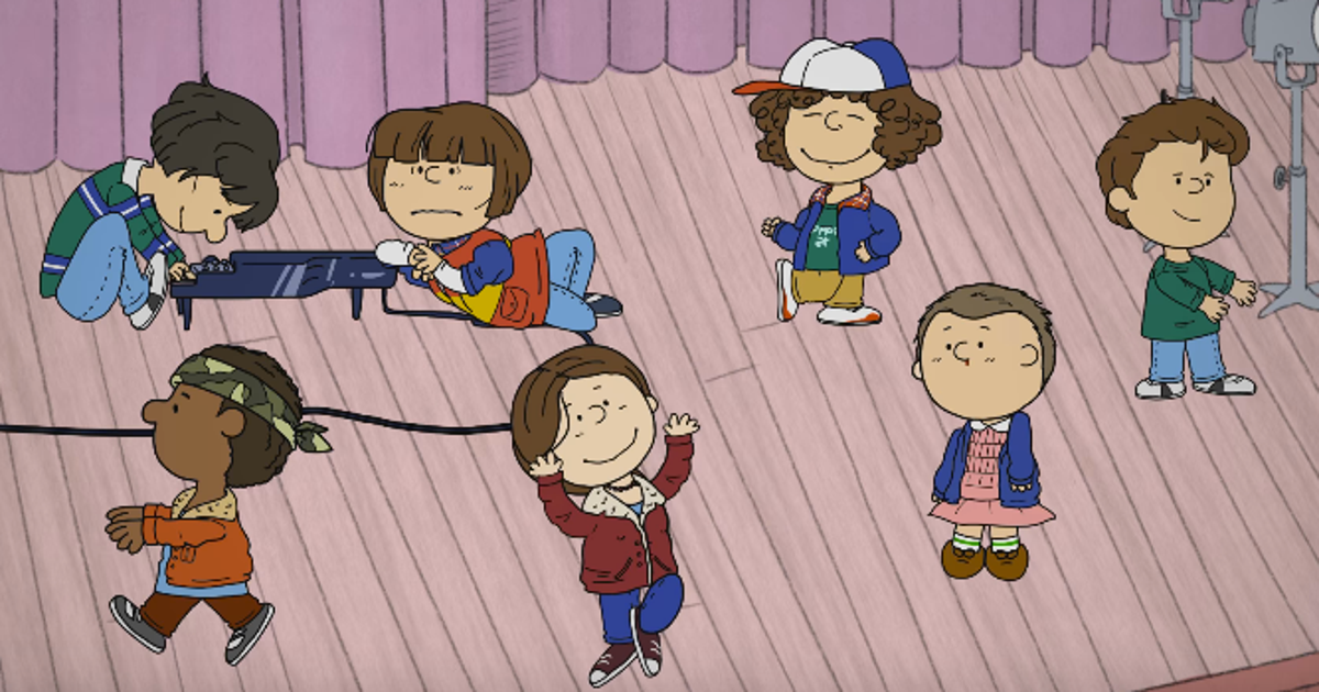 This 'Stranger Things' And 'Peanuts' Mashup Is An Instant Holiday ...