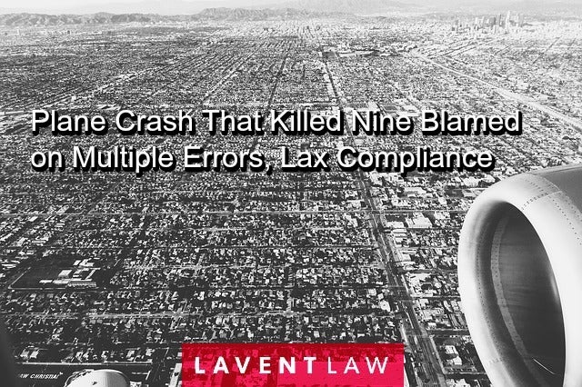 Plane Crash That Killed Nine Blamed on Multiple Errors, Lax Compliance ...