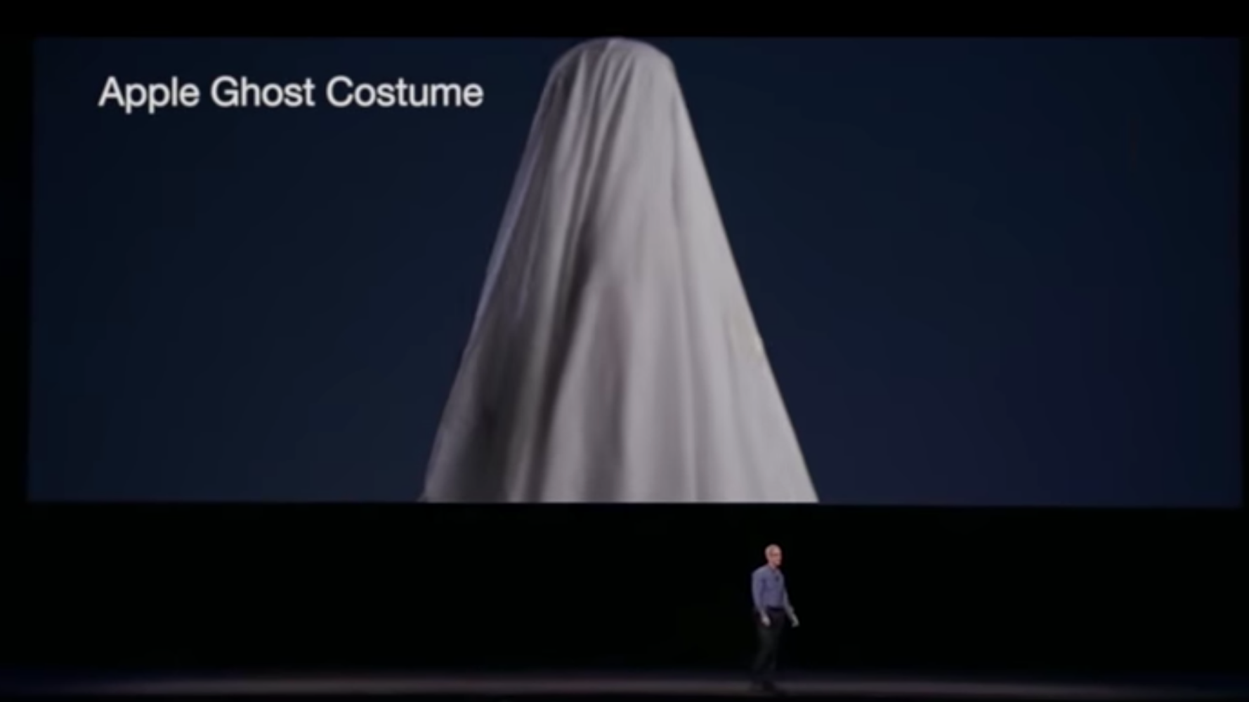 Tim Cook Unveils The New Game-Changing Apple Ghost Costume | HuffPost
