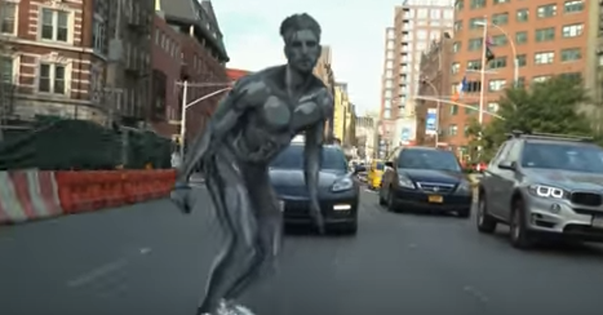 A Real-Life Silver Surfer In NYC Just Won Halloween, So Don't Even Try ...