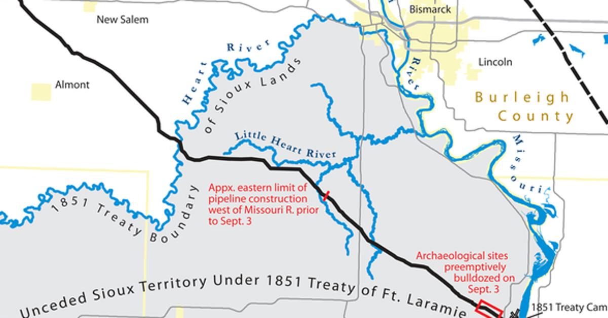 A #NoDAPL Map | HuffPost Latest News