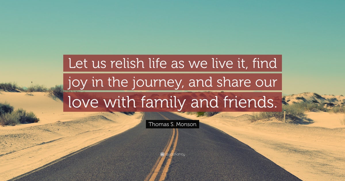 The Relish Challenge: Who Or What Makes You Relish About Your Life ...