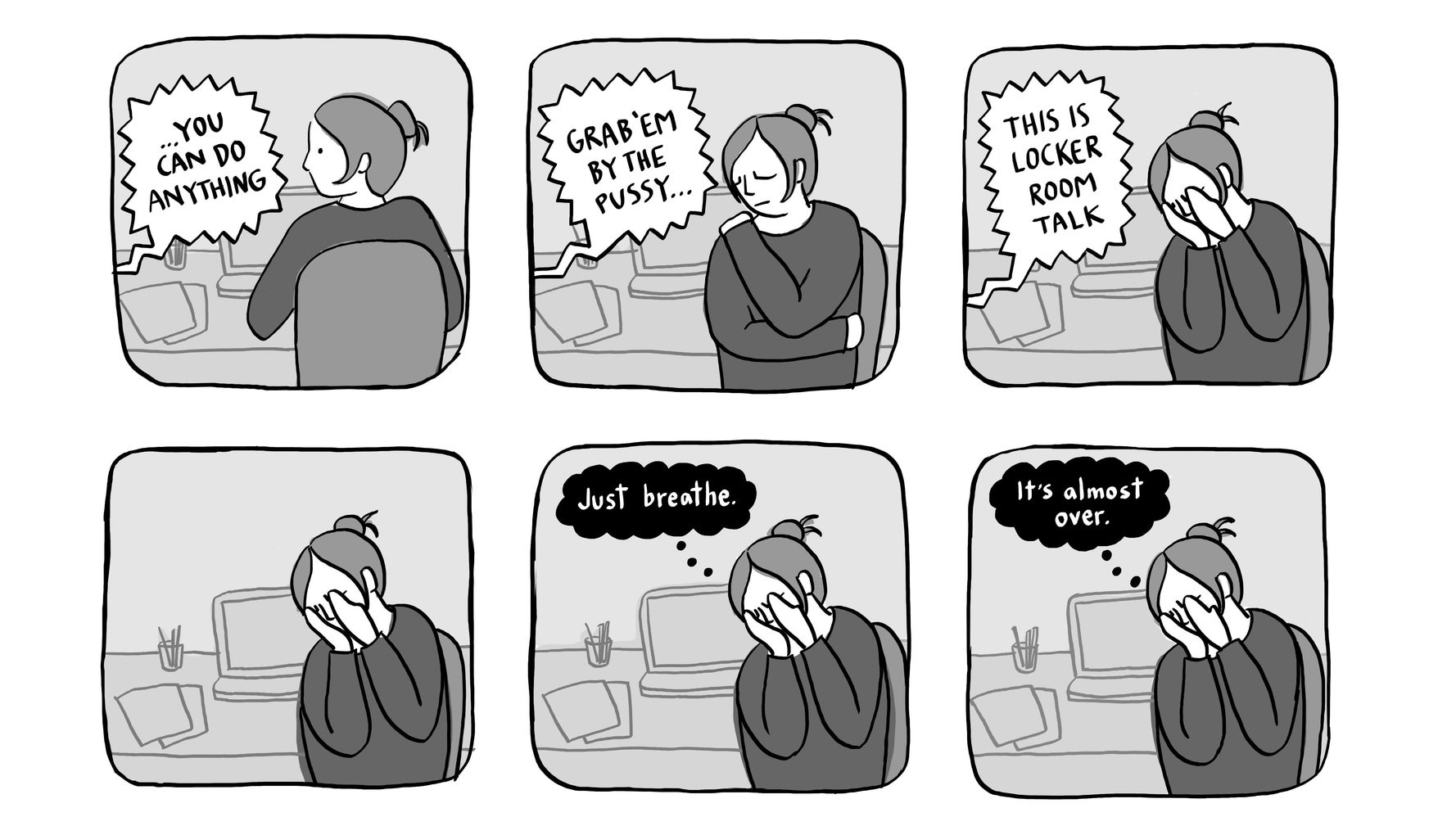 Sexual Assault Survivor Draws Powerful Comic About Election Day ...