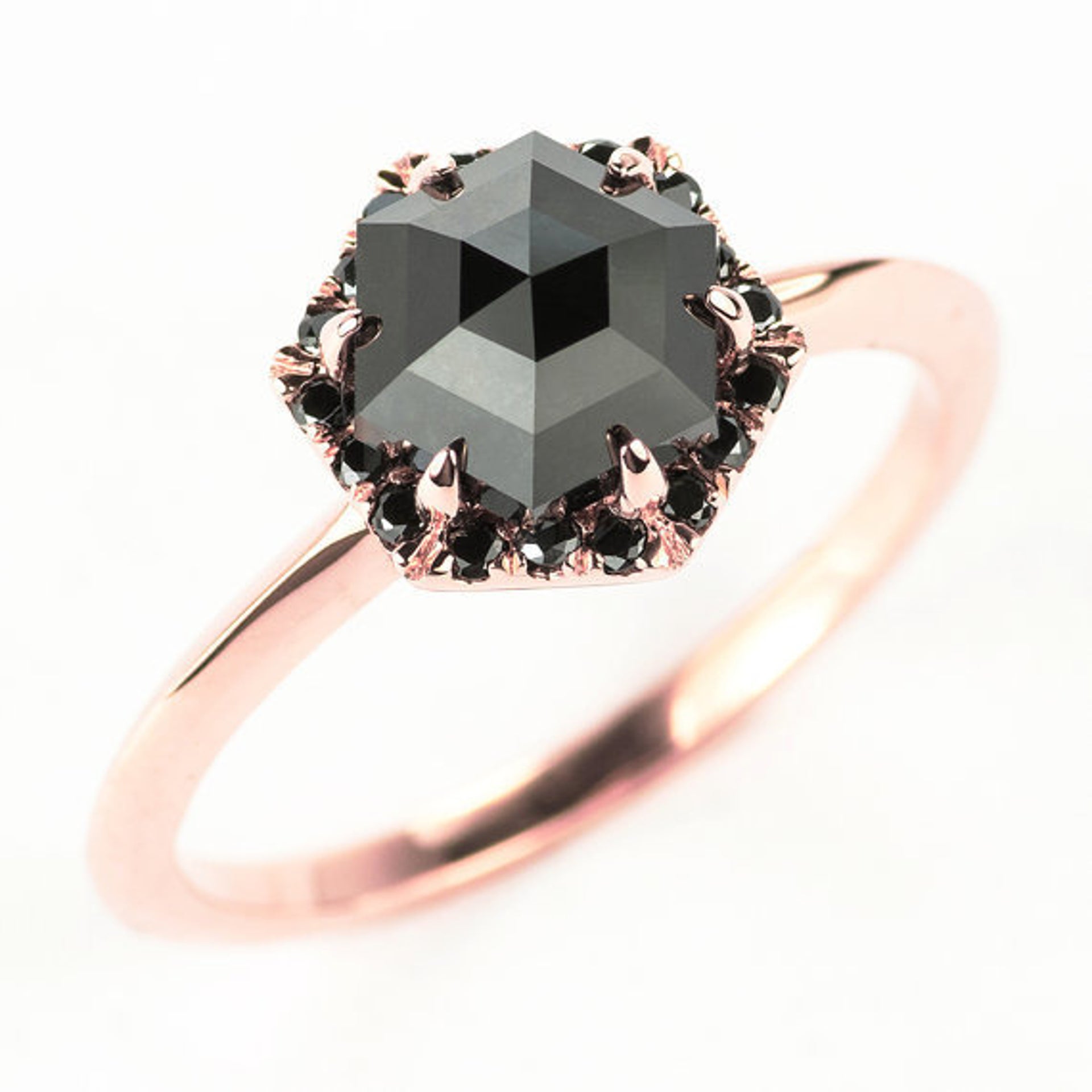 13 Black Engagement Rings For Brides With A Dark Side | HuffPost Life