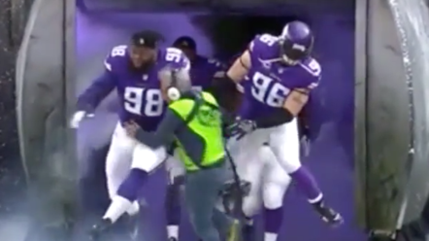 This Guy Getting Run Over By Minnesota Vikings Is Painfully Perfect ...