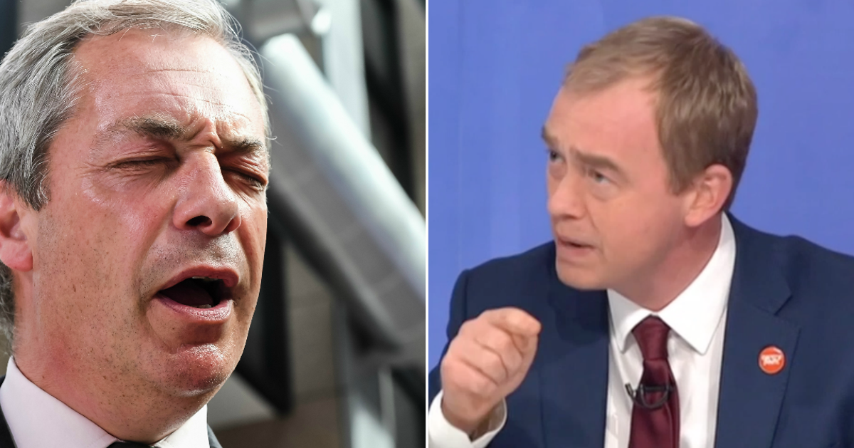 BBC Question Time: Tim Farron's Nigel Farage Speech Gains Huge Applause ...