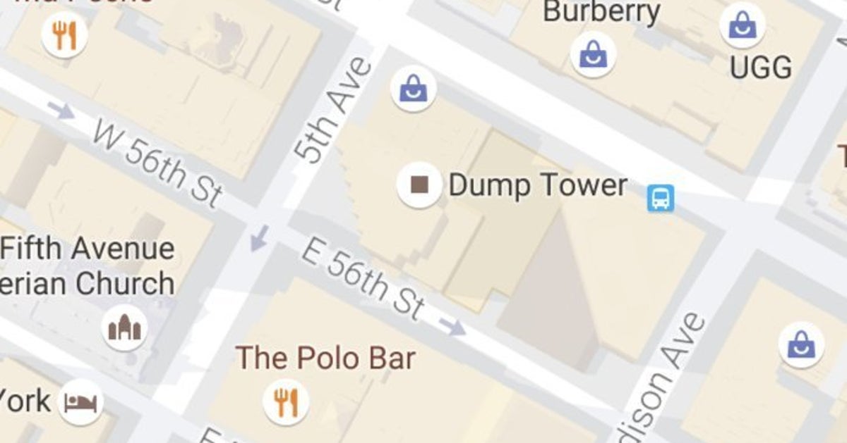 Trump Tower Gets Renamed 'Dump Tower' On Google Maps | HuffPost News