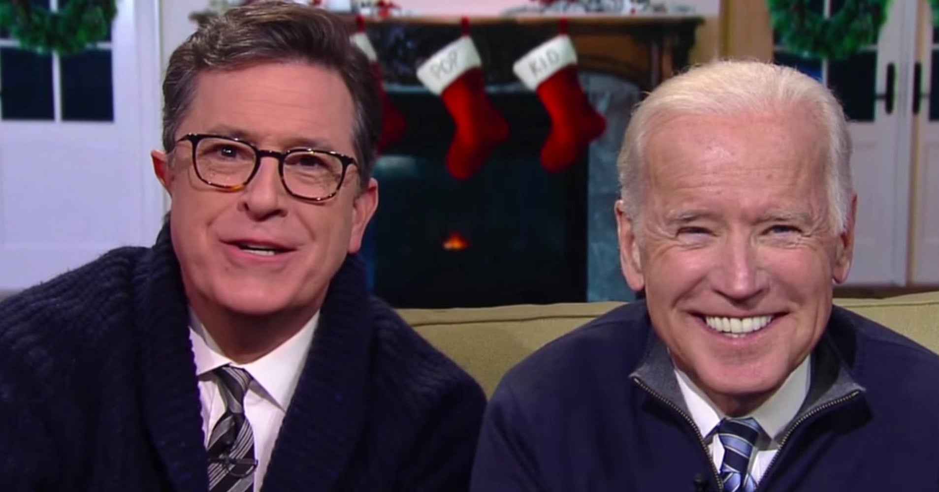Pops Joe Biden And Dad Stephen Colbert Give America A Much-Needed Pep ...