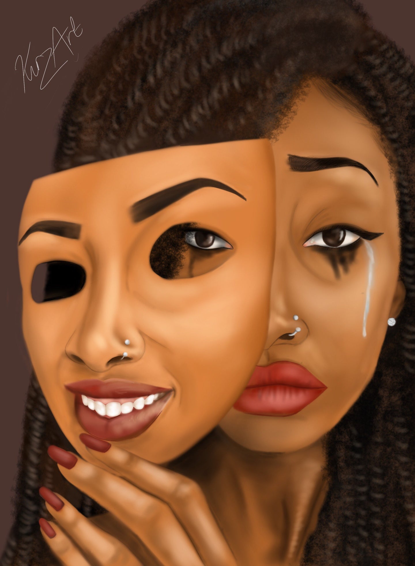 Illustrator Shares Mental Health Struggles Through Digital Art To Show ...