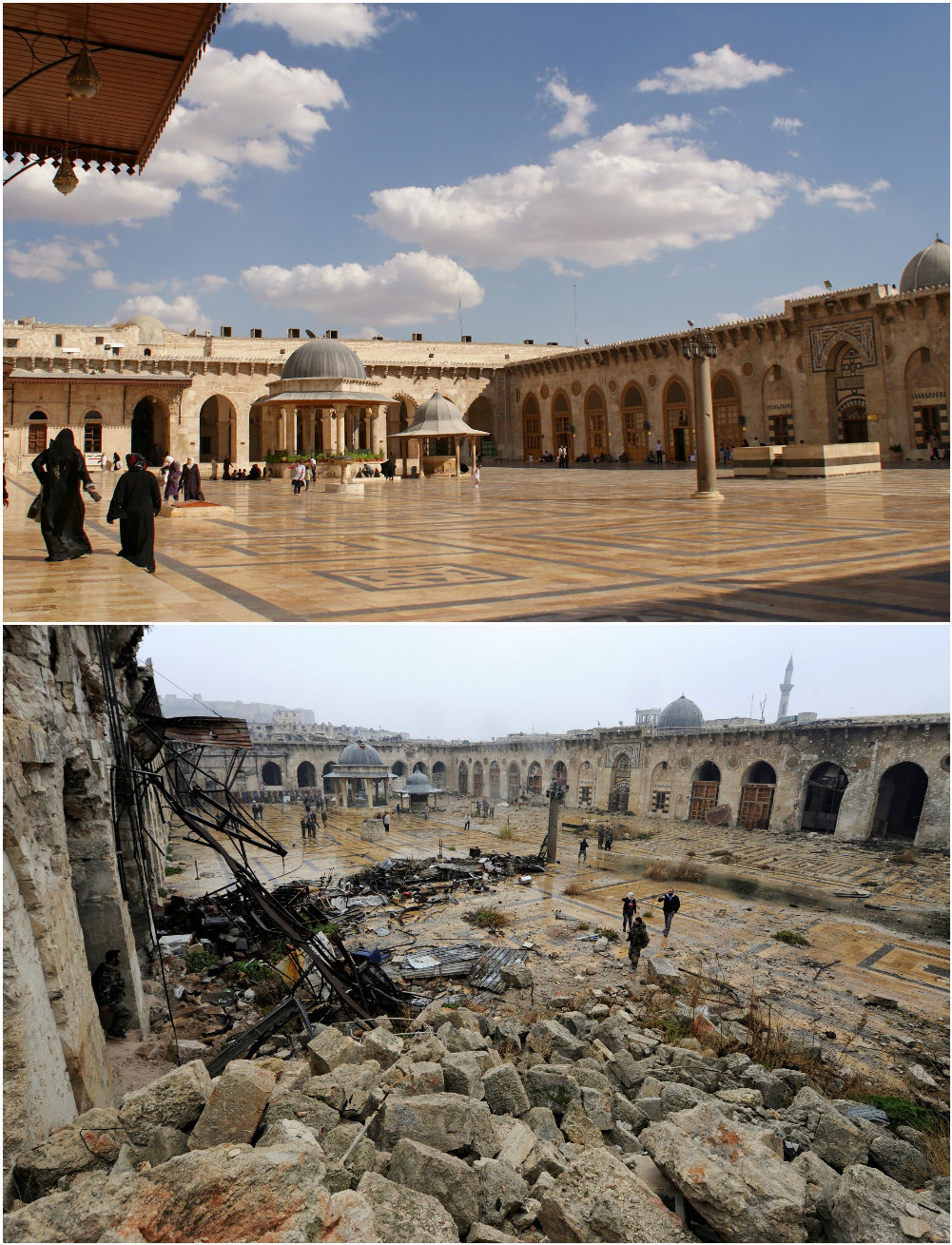 Aleppo Before And After Syria's Civil War Told In Haunting Images ...