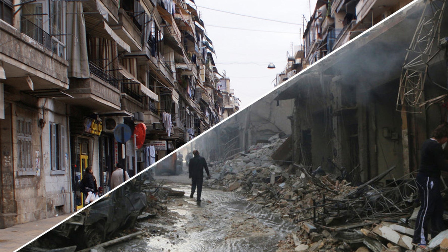 Aleppo Before And After Syria's Civil War Told In Haunting Images ...
