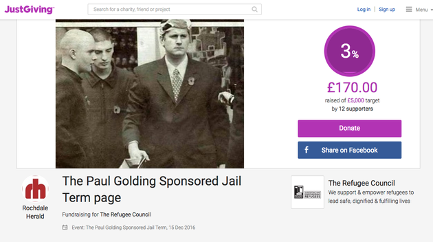 Britain First's Paul Golding Is Being Sponsored In Jail In Aid Of ...