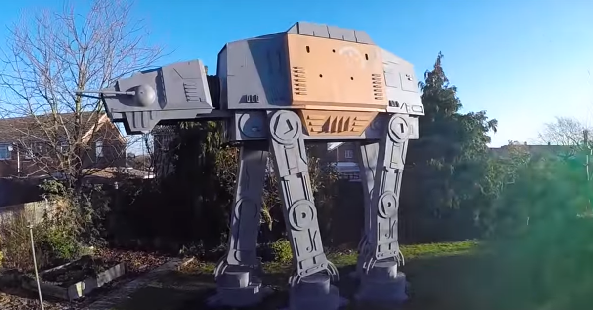 This Star Wars: Rogue One AT-ACT Playhouse Is One Dad's Ultimate Gift ...