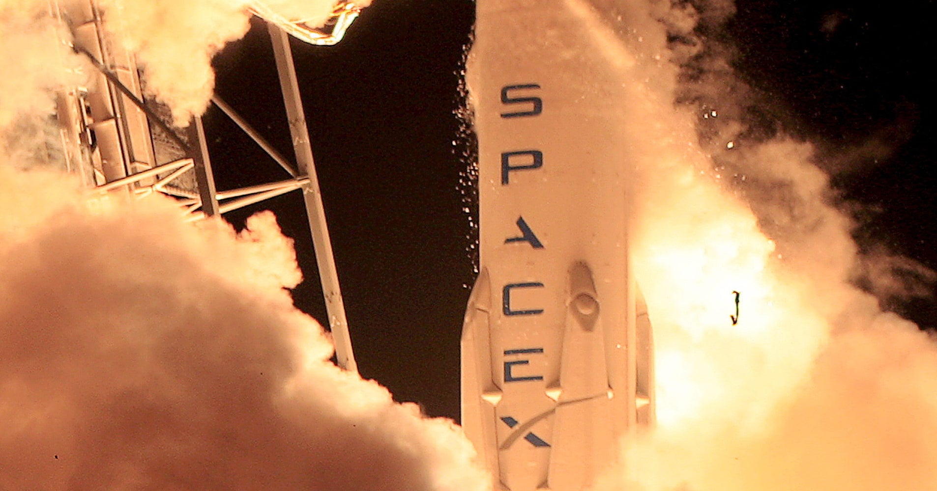 SpaceX Rocket Crashes During Drone Ship Landing -- Again | HuffPost