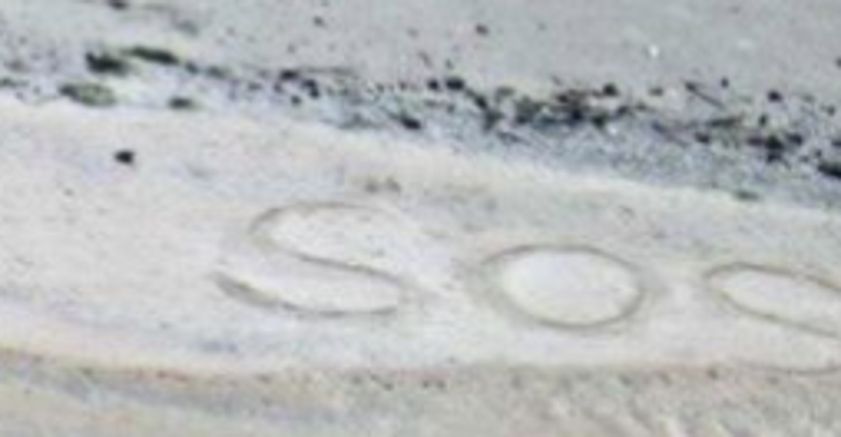 Castaways Rescued After Writing Out Enormous 'SOS' In The Sand ...