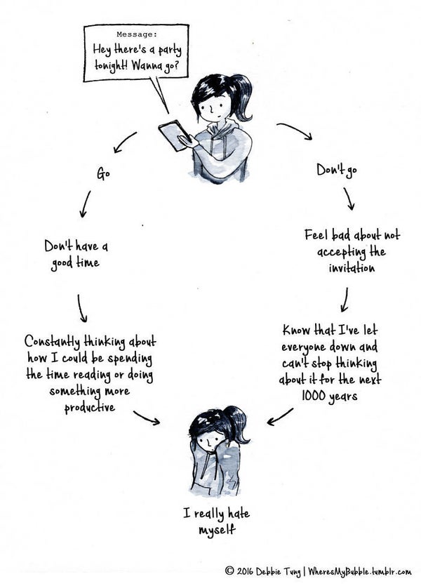 7 Doodles That Explain Why Introverts Act The Way They Do | HuffPost