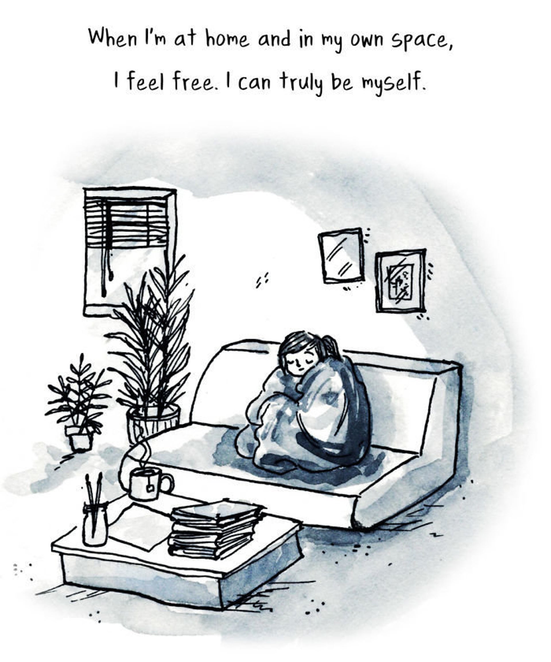 7 Doodles That Explain Why Introverts Act The Way They Do | HuffPost Life