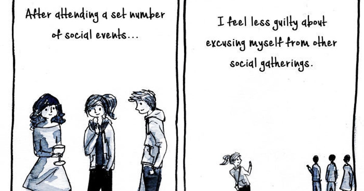 7 Doodles That Explain Why Introverts Act The Way They Do | HuffPost Life