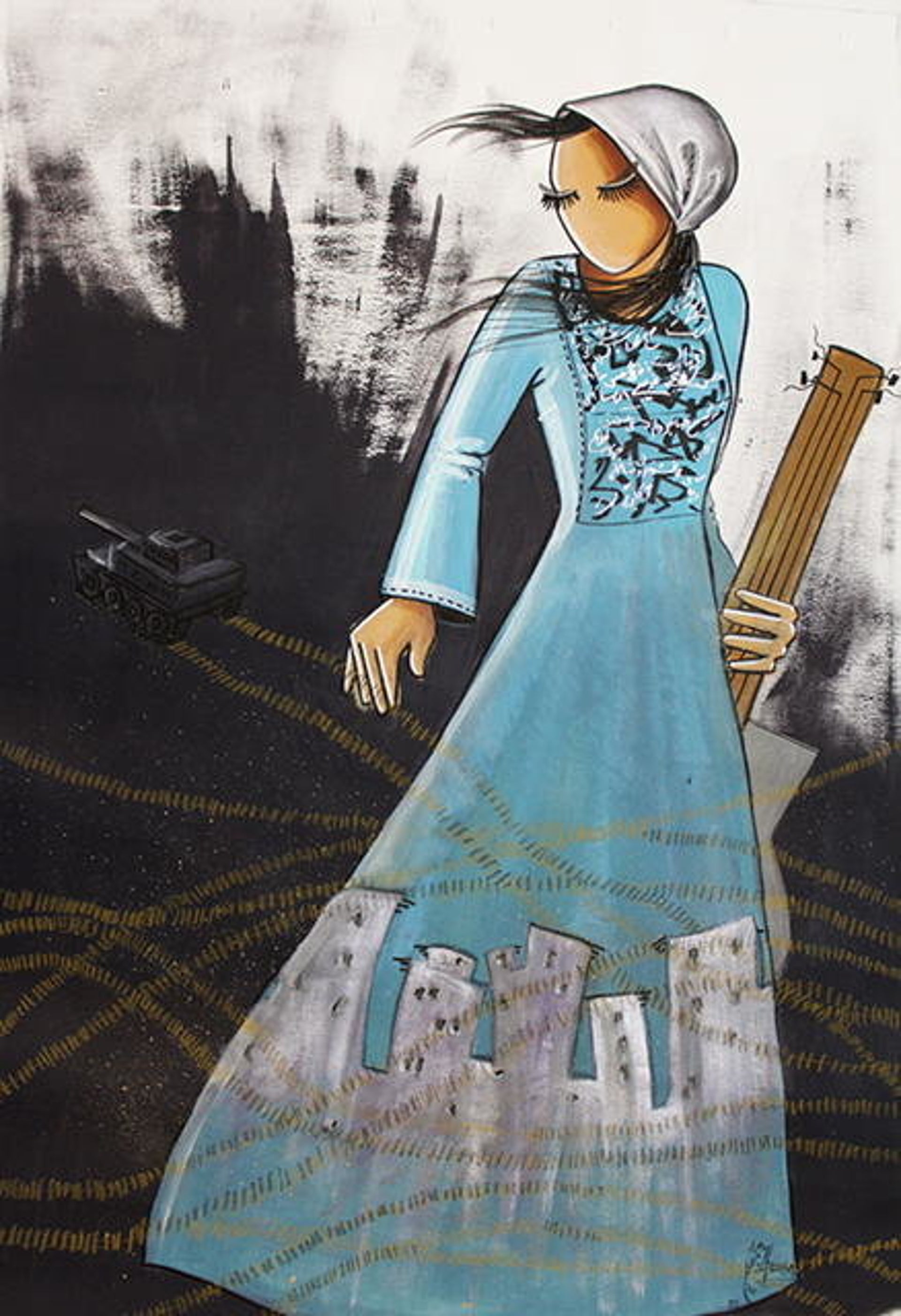 An Afghan Street Artist Boldly Brings Women's Stories To Life ...