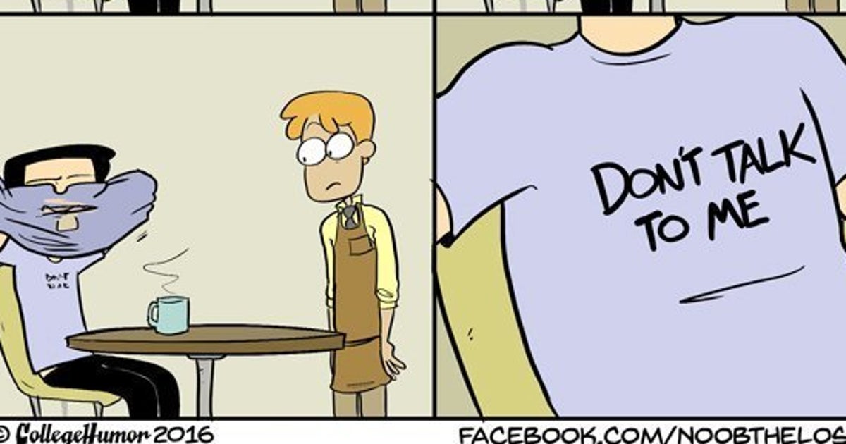How To Avoid Talking To People, As Told In 2 Genius Comics | HuffPost Life