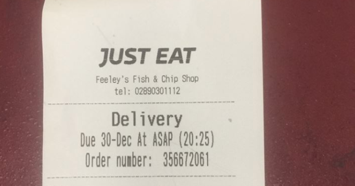 Heroic 'Just Eat' Driver Delivers Lovely Surprise To Sick Customer ...