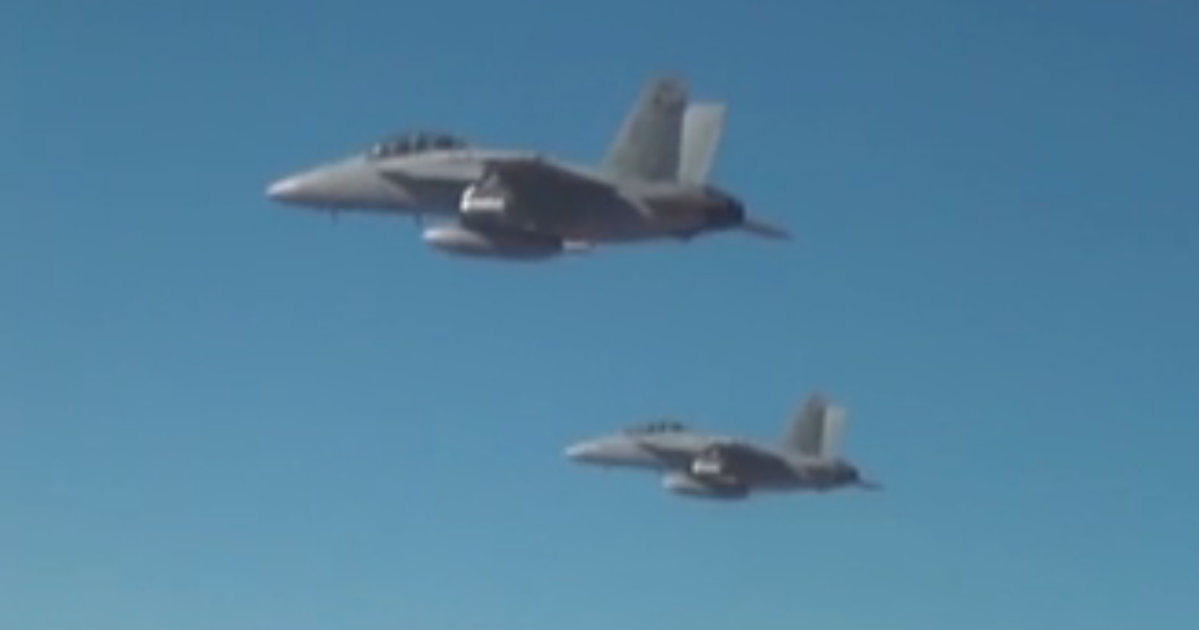 US Fighter Jets Launch A Terrifying Swarm Of Mini-Drones Into The ...