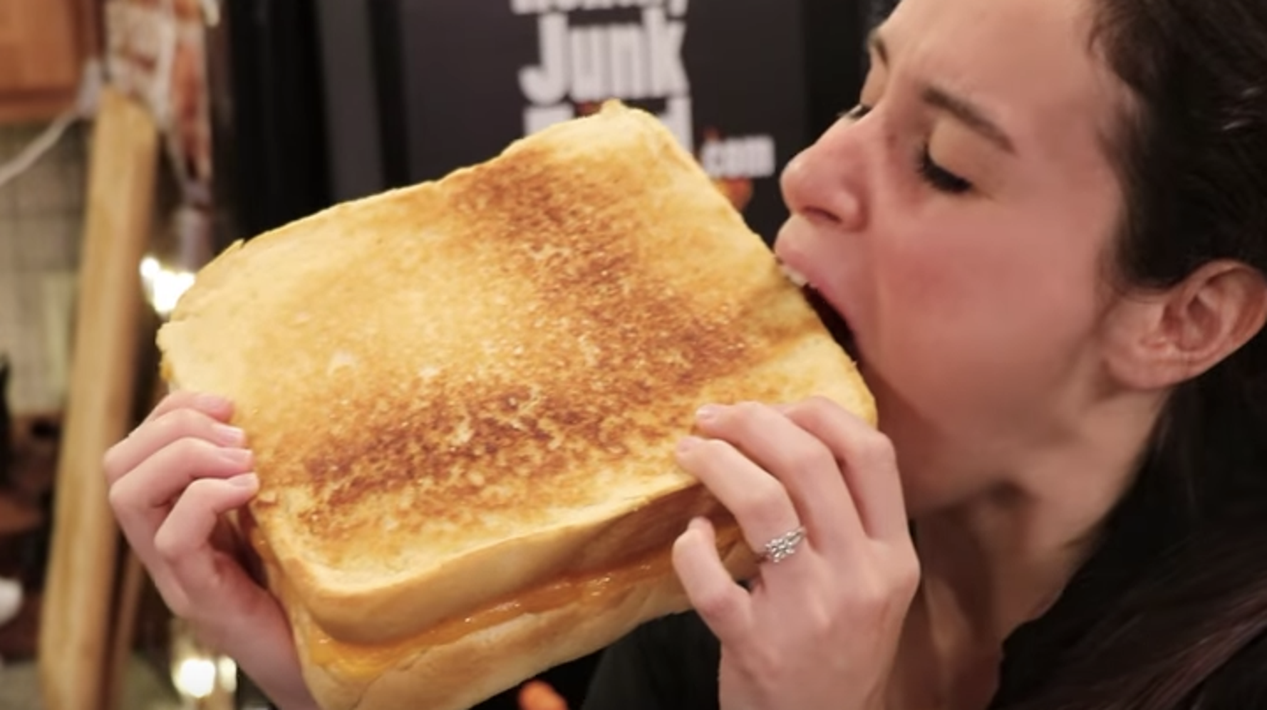 Everything Is Oversized (And Awesome) In This Giant Grilled Cheese ...