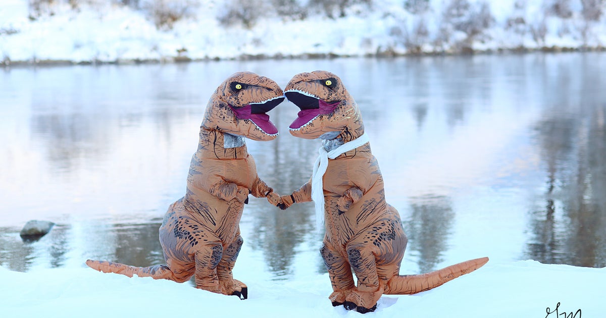 These T. Rex Engagement Photos Are The Pick-Me-Up We Need Right Now ...