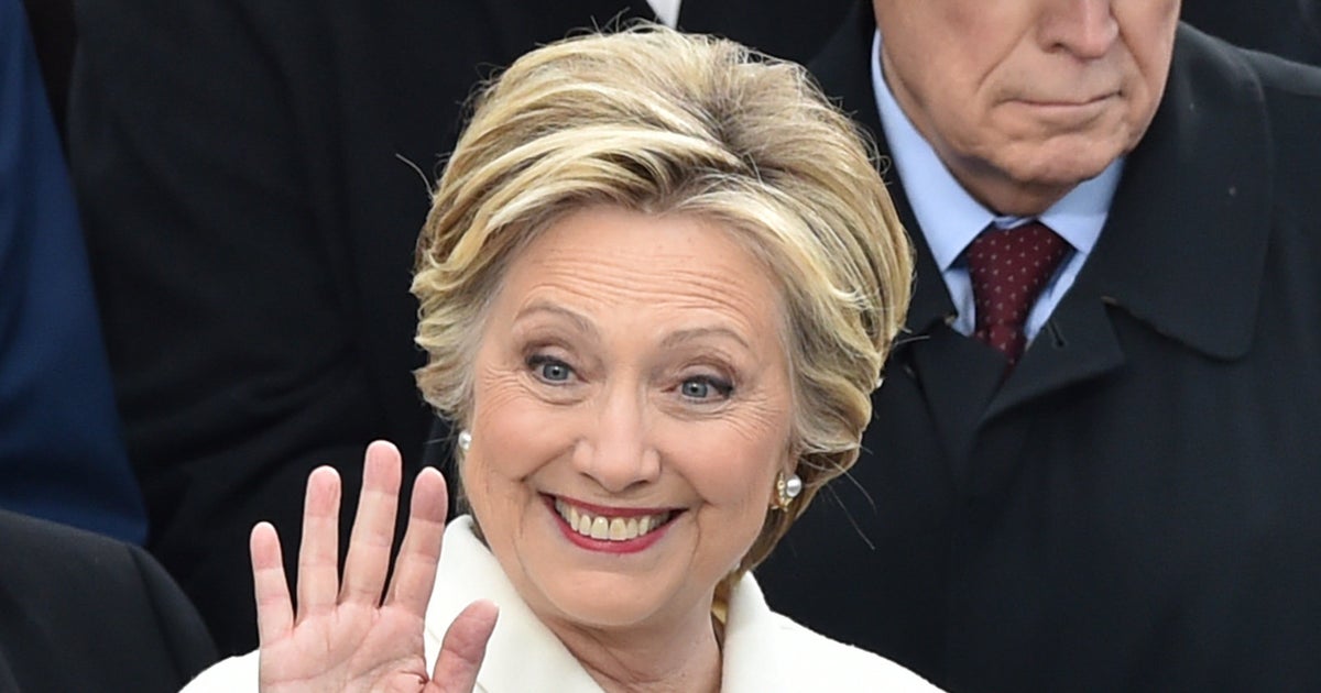 Of Course Hillary Clinton Wore A White Suit To The Inauguration ...