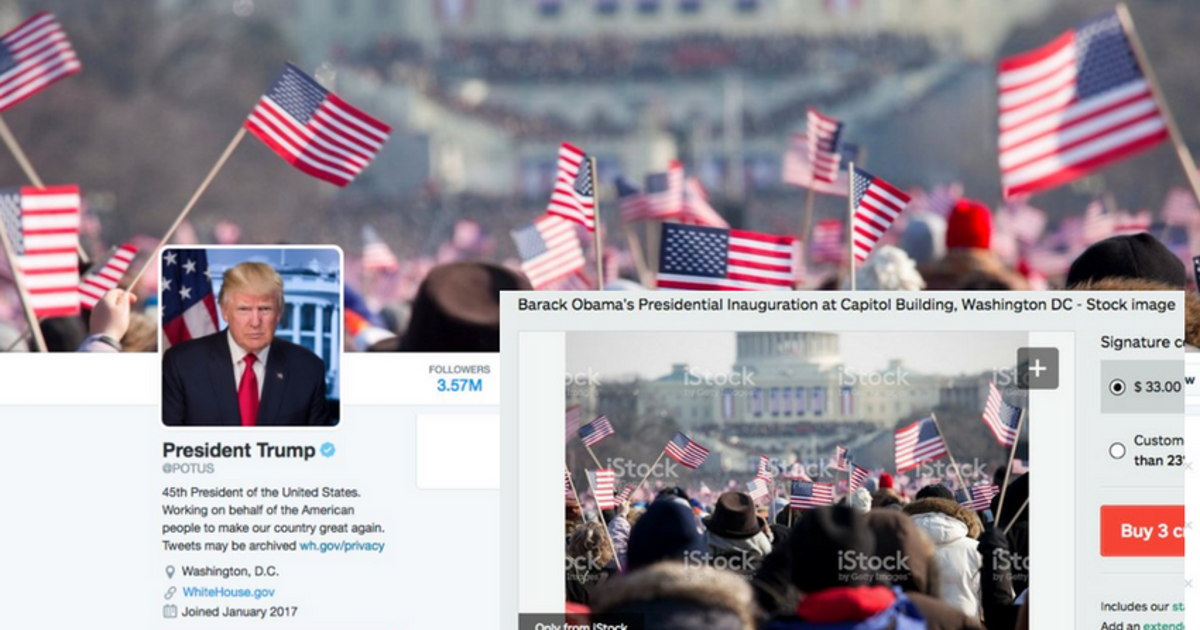 Donald Trump's New Twitter Account Uses Photo From Barack Obama's ...