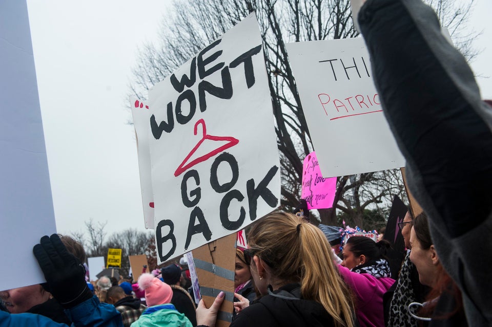 14 Signs From The Women's March To Honor Roe v. Wade's 44th Anniversary ...