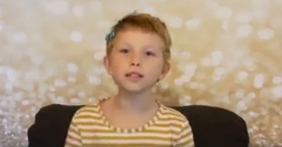 Little Girl Who Battled Pediatric Cancer Sends Message To Trump ...