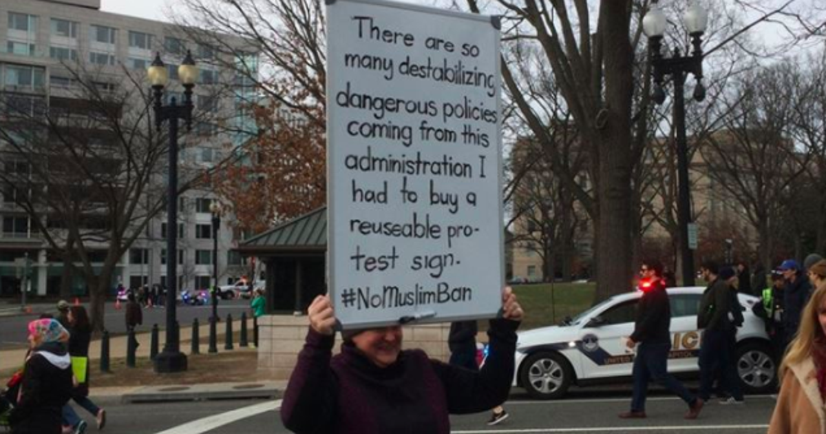 This Trump Protest Sign Reminds Us The Resistance Is Just Beginning ...