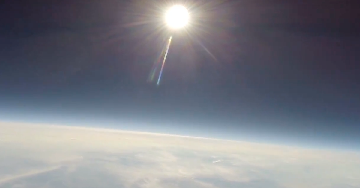 Stunning YouTube Video Shows Weather Balloon Soaring Into The ...