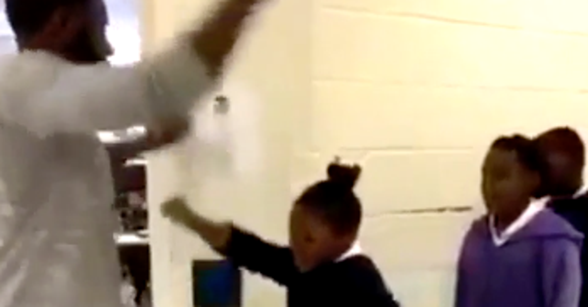 Best Teacher Ever Has Special Secret Handshakes For Each Of His ...