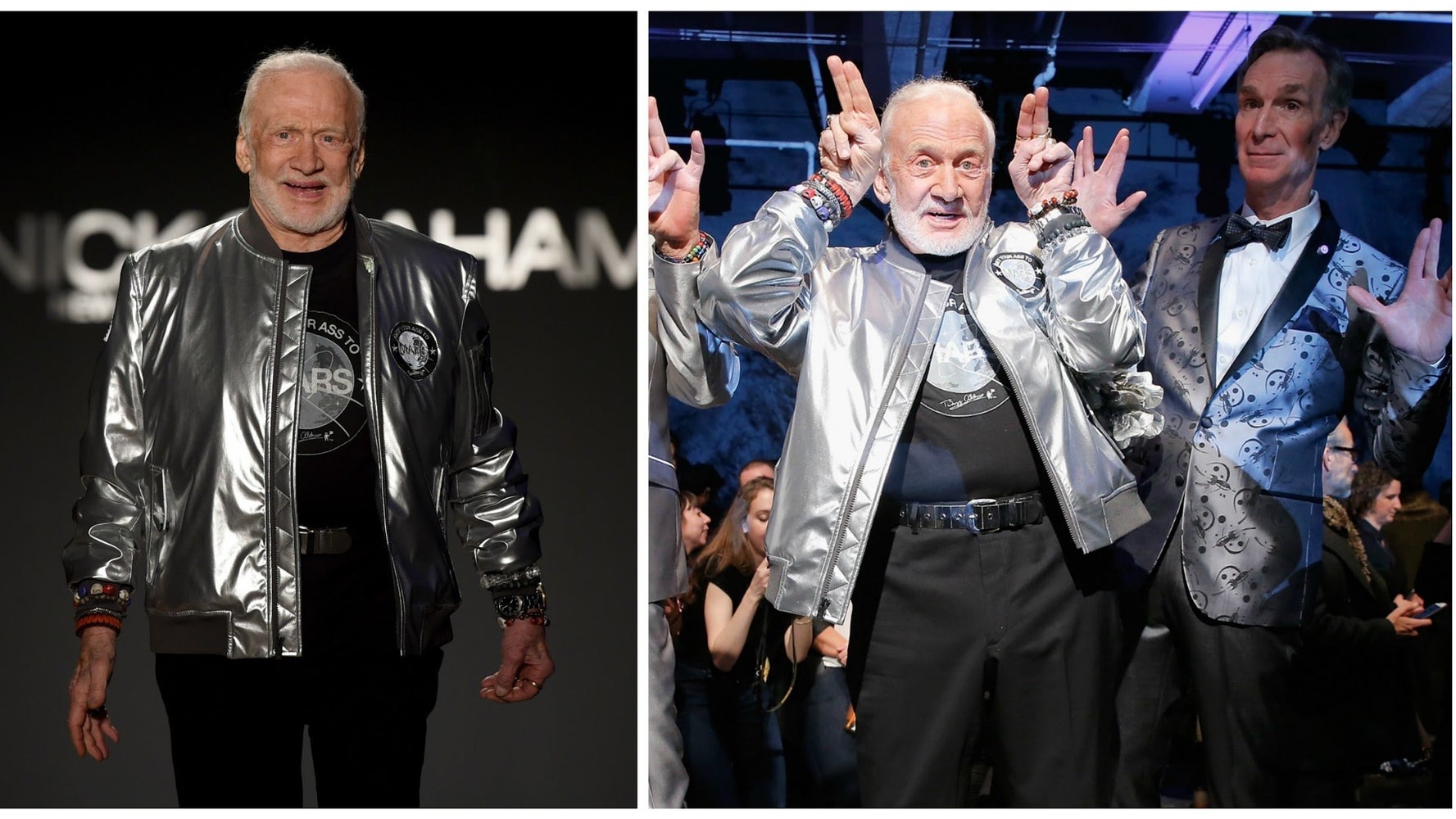 87-Year-Old Buzz Aldrin Slays The Runway At New York Fashion Week ...