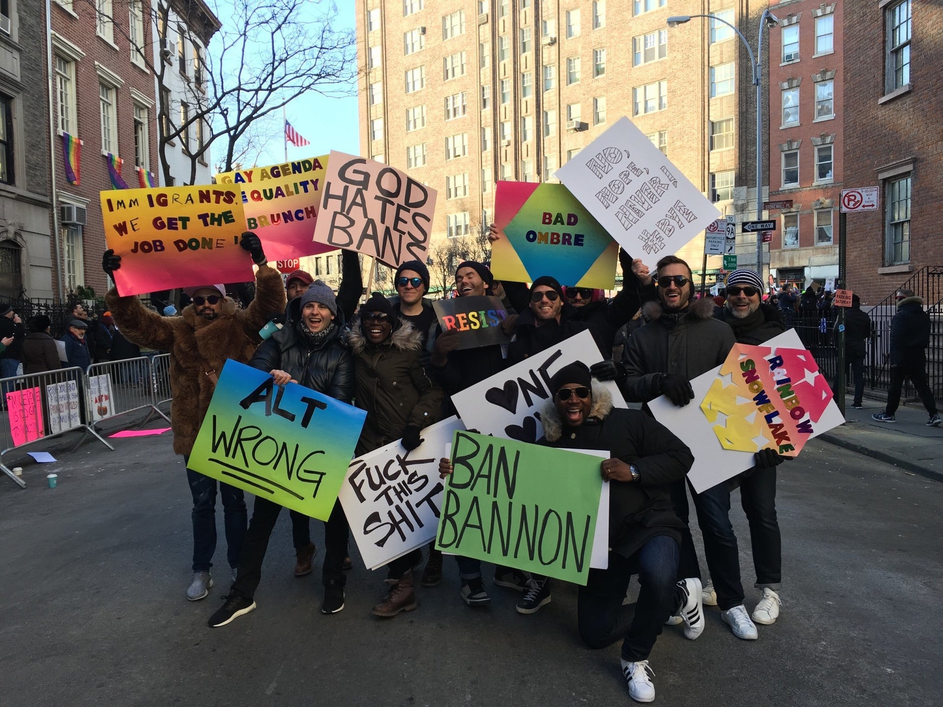 24 Of The Best Signs From New York's LGBTQ Solidarity Rally | HuffPost ...
