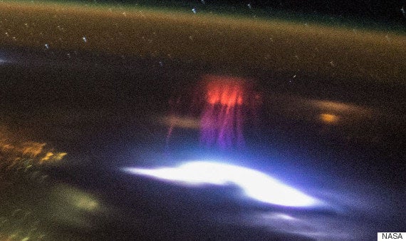 Astonishing Footage Shows Rare Lightning Storm From International Space ...