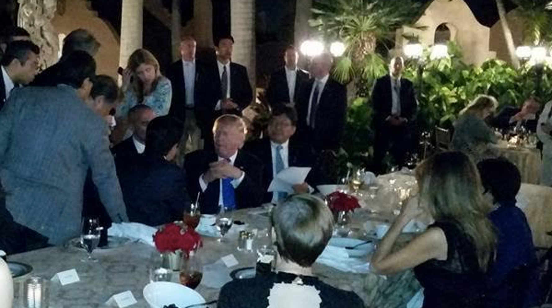 Photos Appear To Show Donald Trump Reviewing Sensitive Intelligence On ...