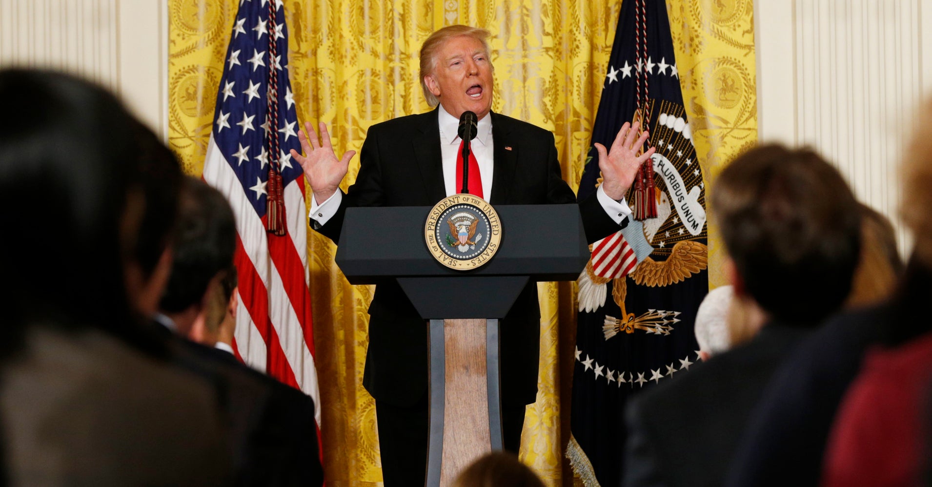 Trump's Press Conference Had One Goal: Keep The Senate GOP In Line ...