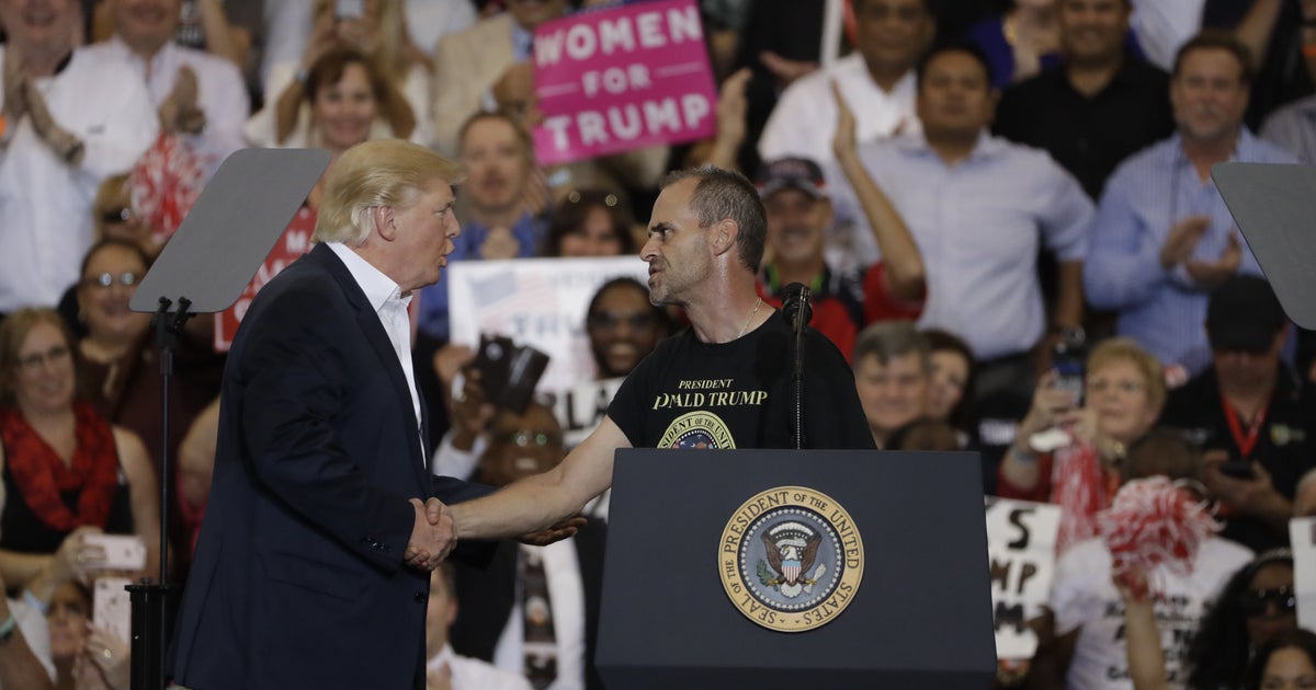 Trump Fan Who Salutes President's Cardboard Cutout Is Set Brilliantly ...