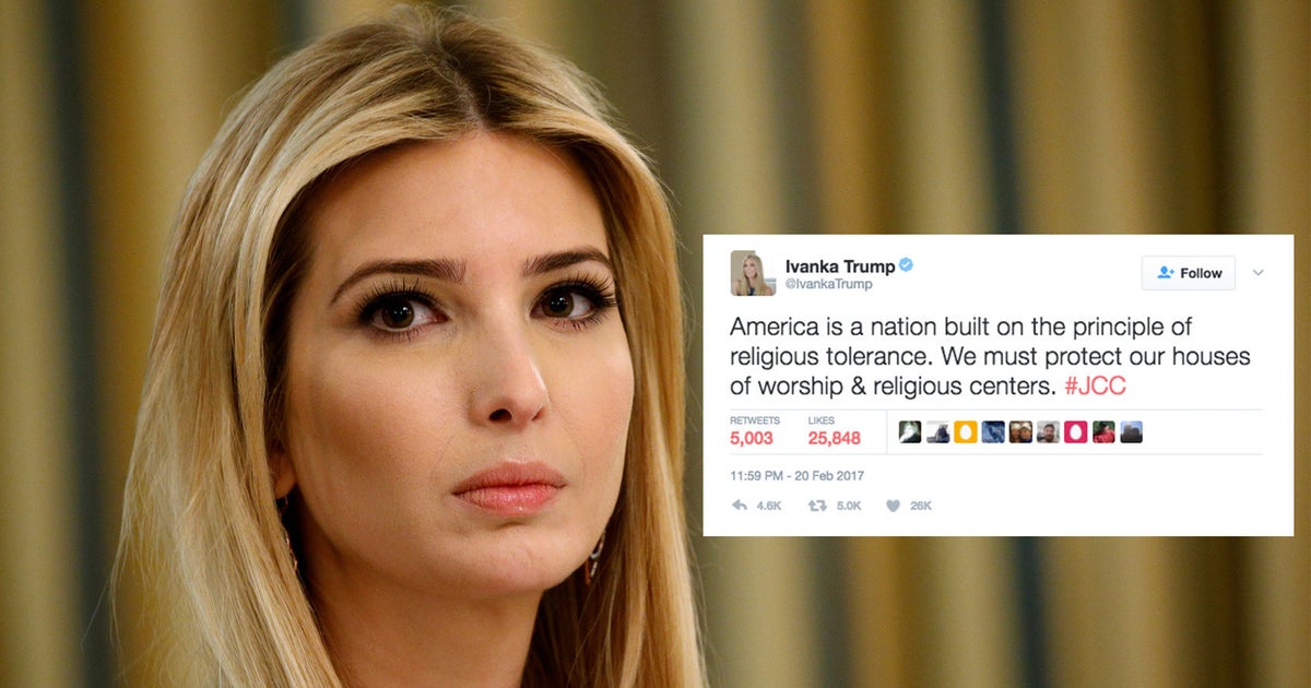 Ivanka Trump Tweeted About Religious Tolerance. It Didn't Go Down Well ...