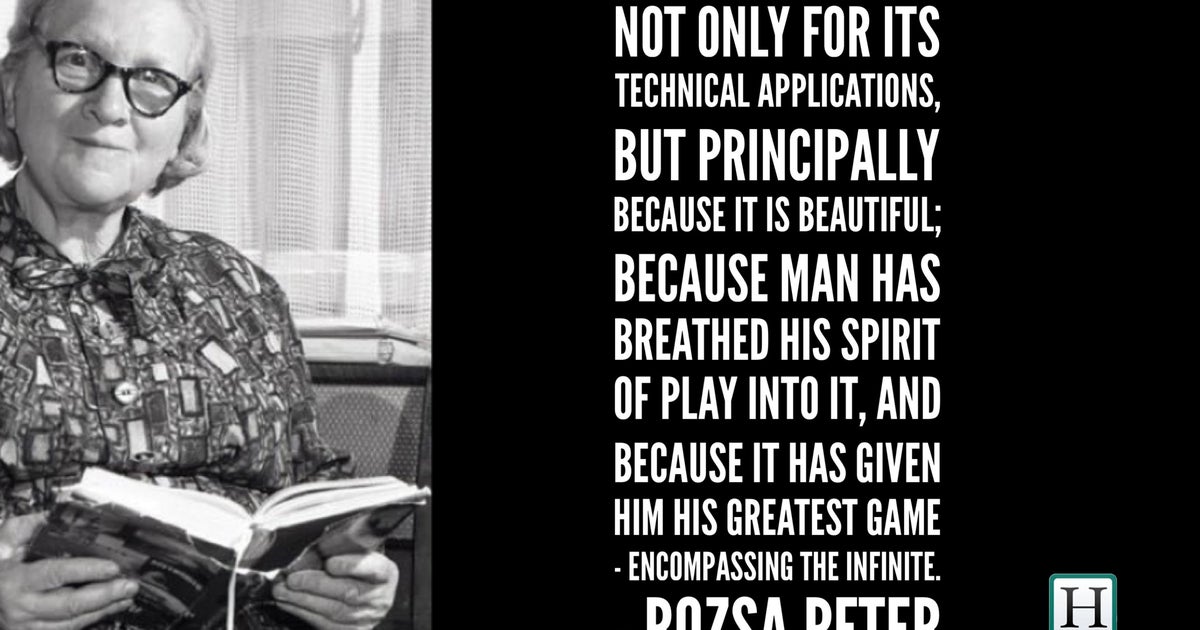 Rozsa Peter, Mathematician, Rocket Girl | HuffPost Contributor