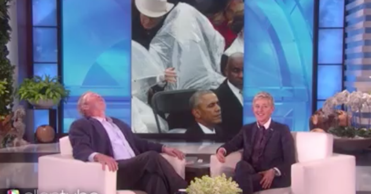 Ellen Asks George W. Bush About His Inauguration Poncho: 'Had You Put ...