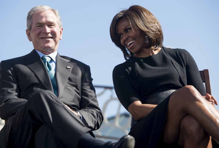 George W. Bush Gushes About His Fondness For Michelle Obama | HuffPost ...